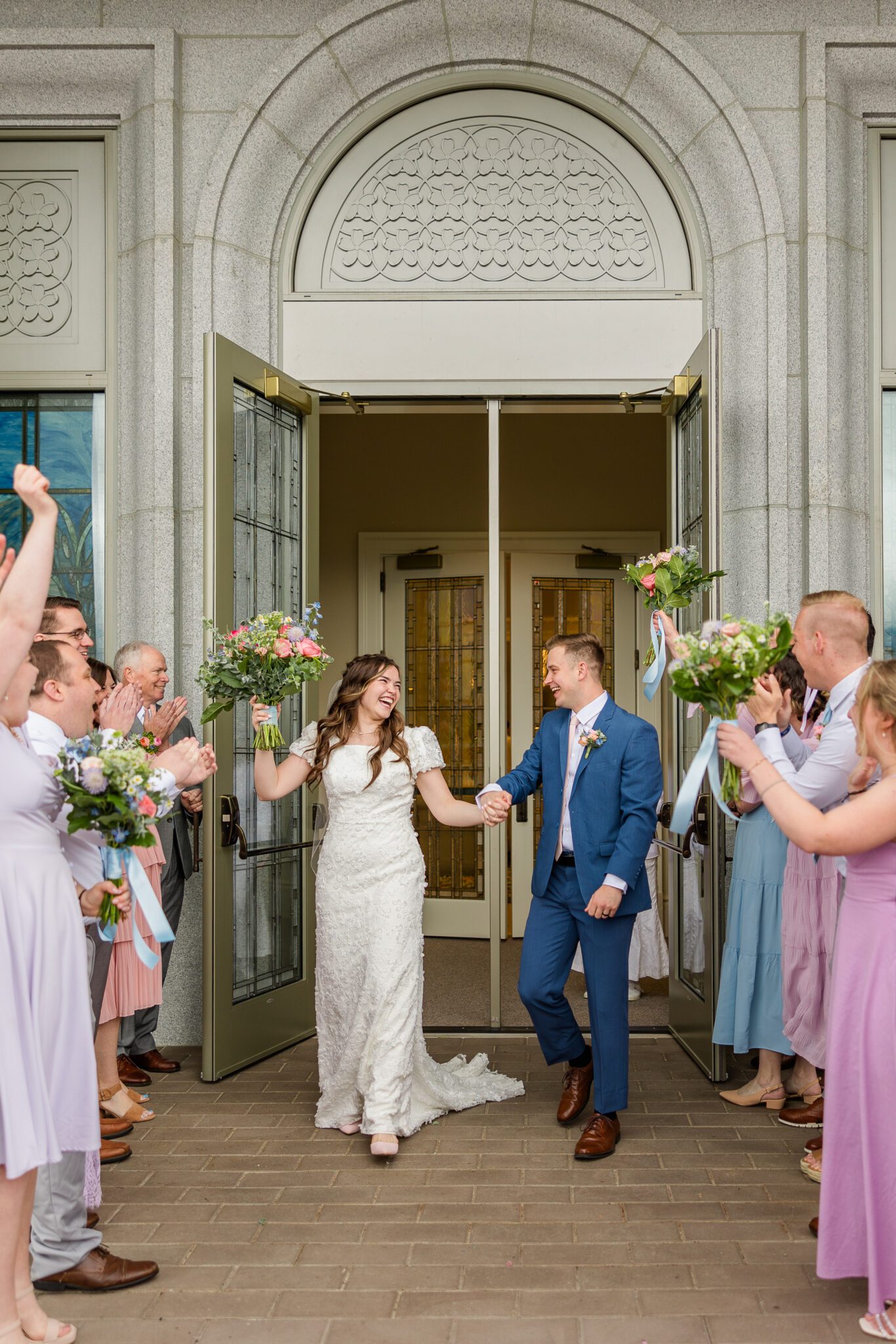 A Spring Wedding at the Orem LDS Temple - Lilac & Blush Pink