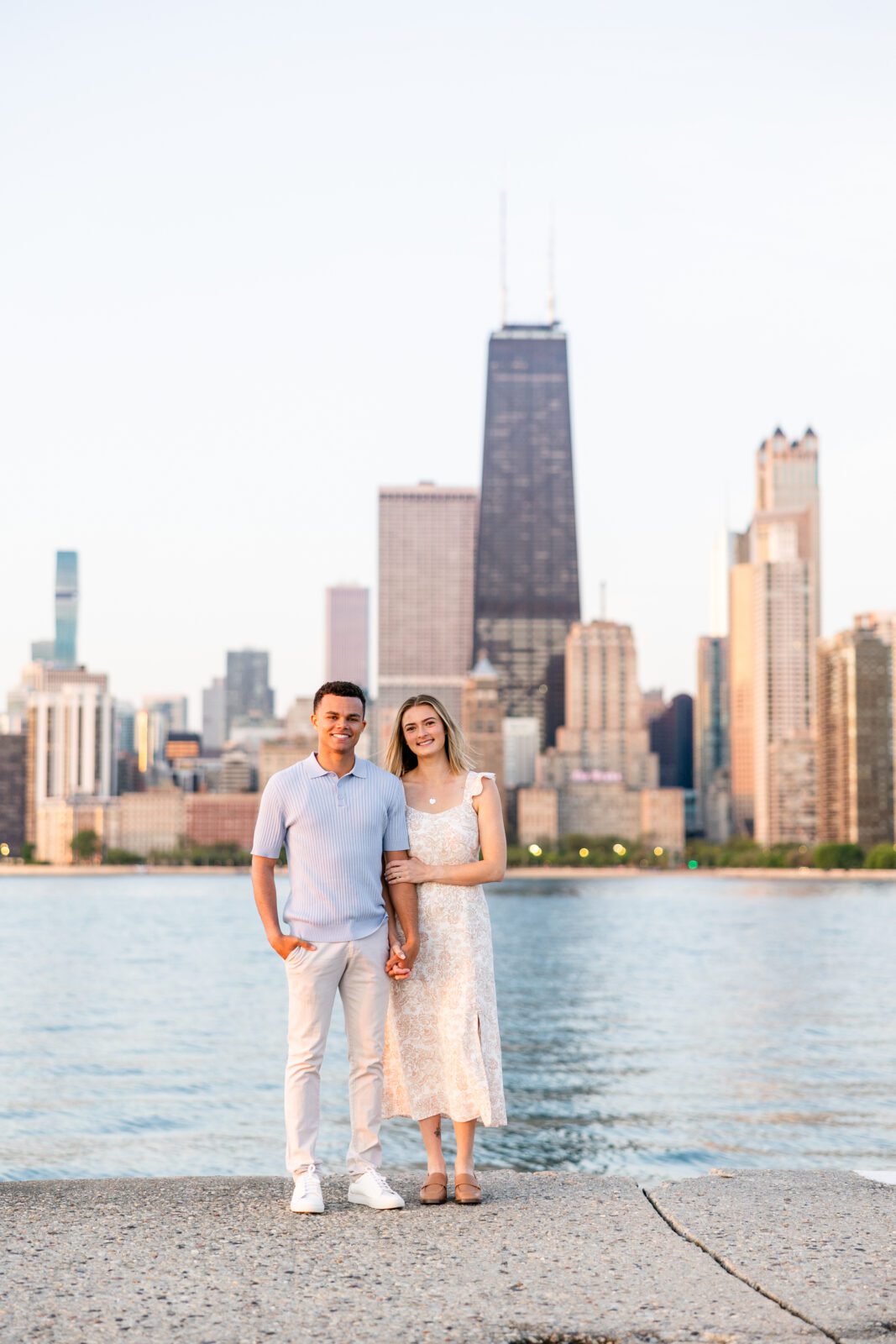 Downtown Chicago Engagement Photos - Destination Wedding Photographer
