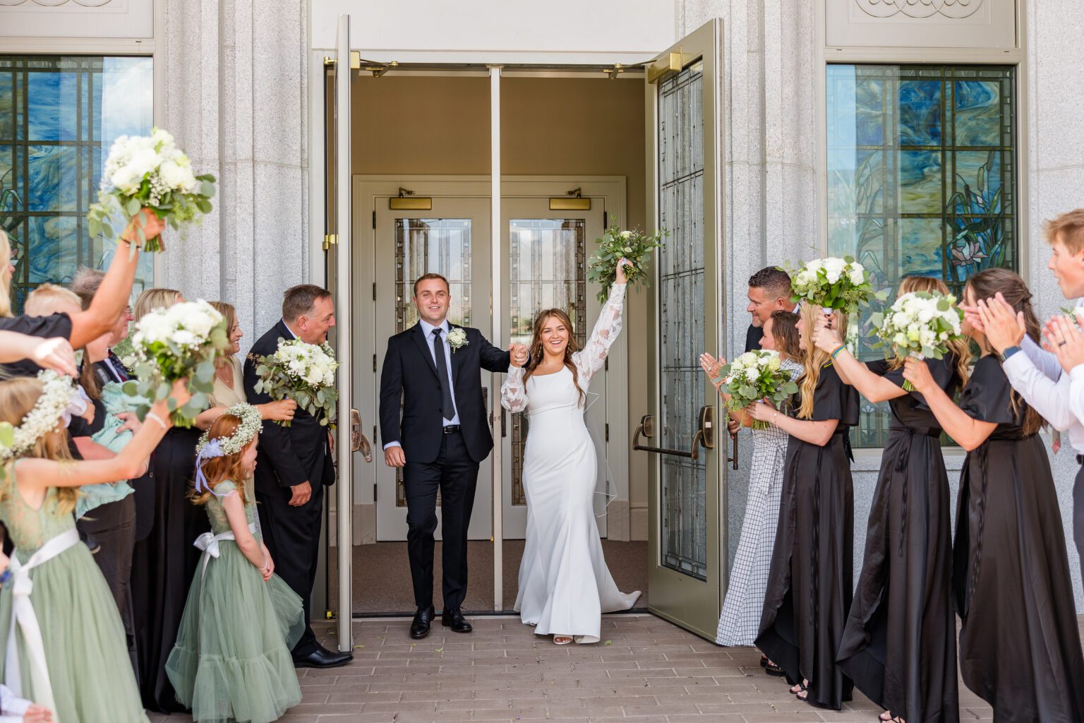 Orem LDS Temple & Sleepy Ridge Golf Course Wedding