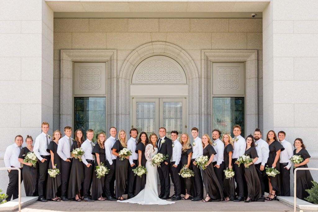 Orem LDS Temple & Sleepy Ridge Golf Course Wedding