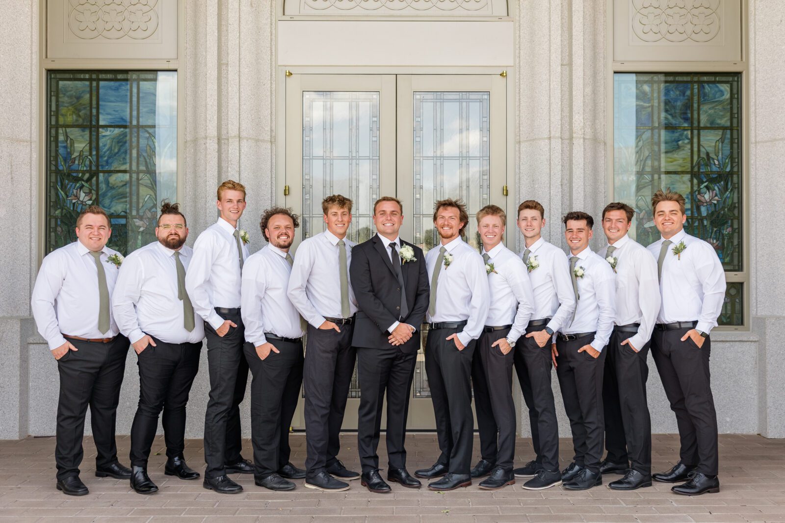 Orem LDS Temple & Sleepy Ridge Golf Course Wedding