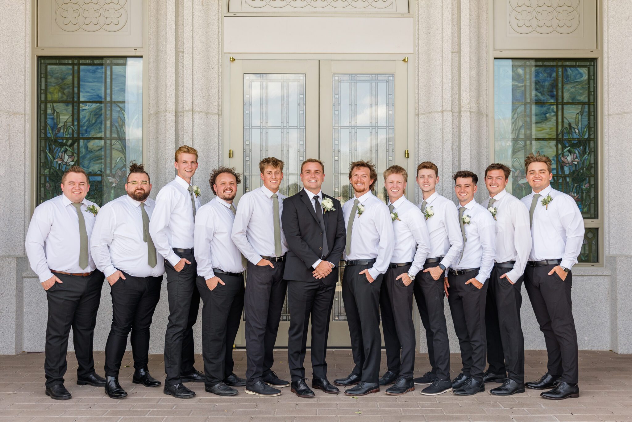 Orem LDS Temple & Sleepy Ridge Golf Course Wedding