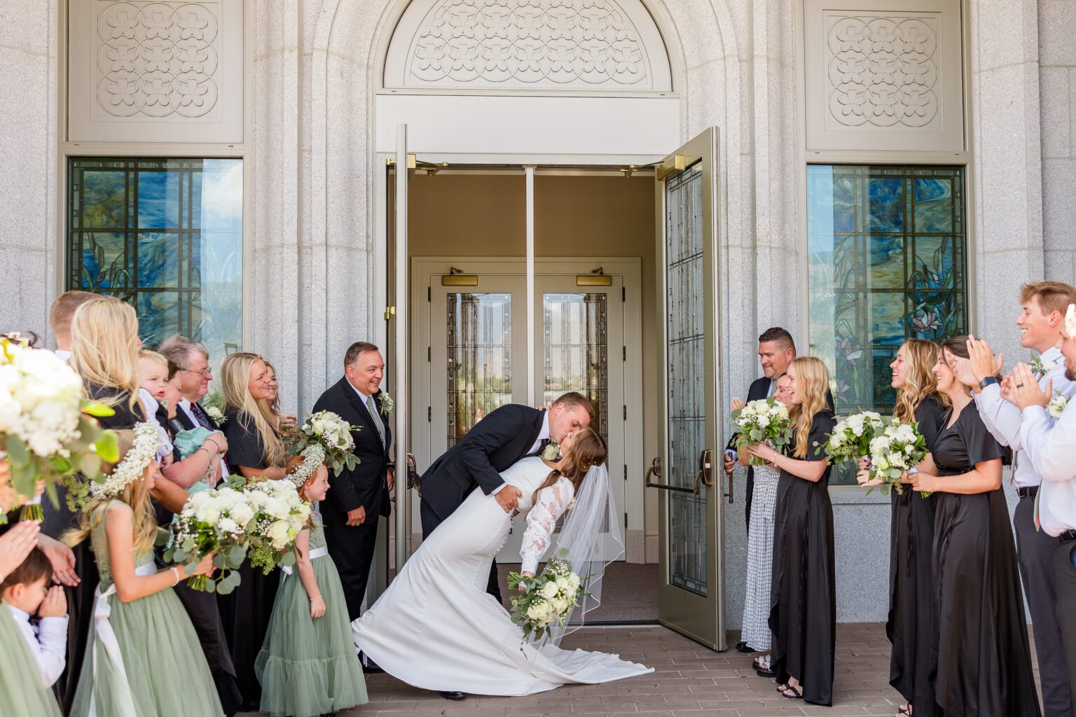 Orem LDS Temple & Sleepy Ridge Golf Course Wedding