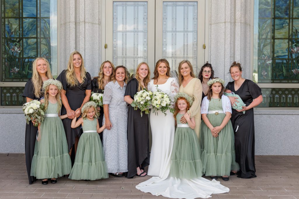 Orem LDS Temple & Sleepy Ridge Golf Course Wedding