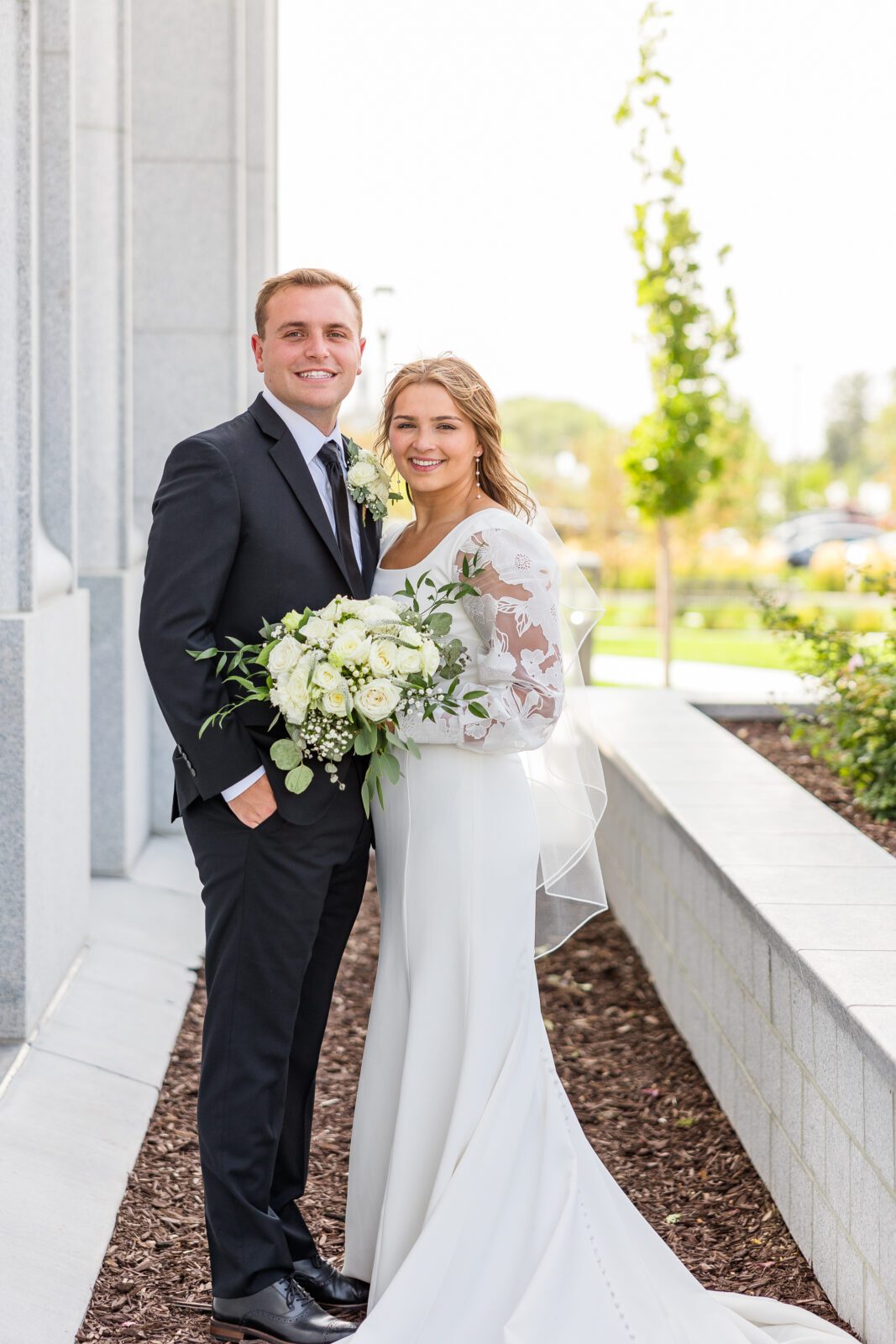 Orem LDS Temple & Sleepy Ridge Golf Course Wedding