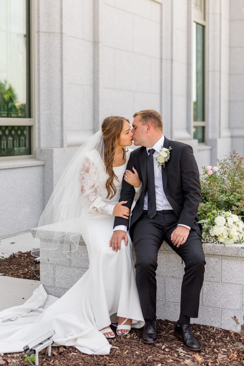 Orem LDS Temple & Sleepy Ridge Golf Course Wedding