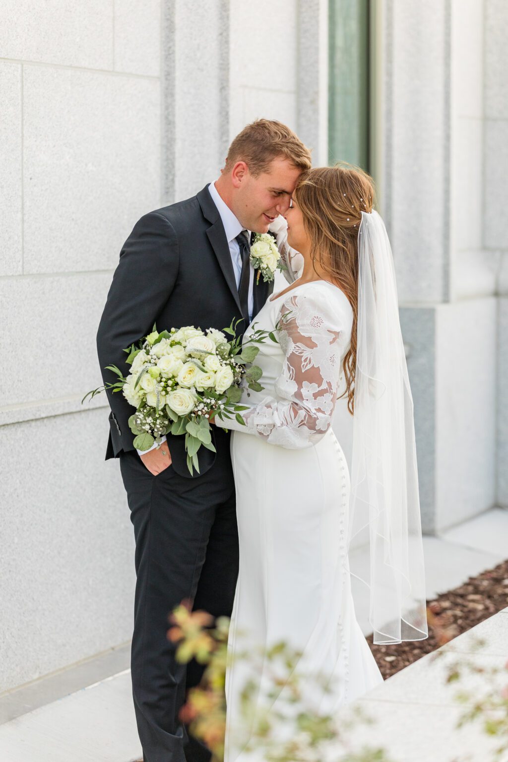 Orem LDS Temple & Sleepy Ridge Golf Course Wedding